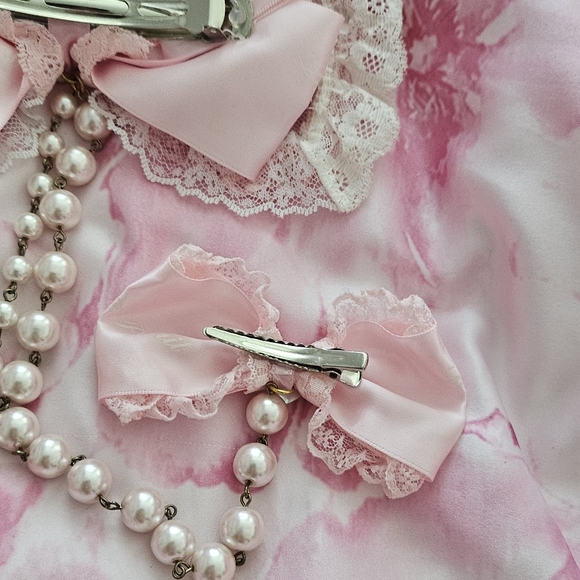 la pafait | Accessories | Rare La Pafait Hime Gyaru Lolita Pink Rose ...